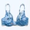 Blue sheer lace bra - Modern and so feminine!